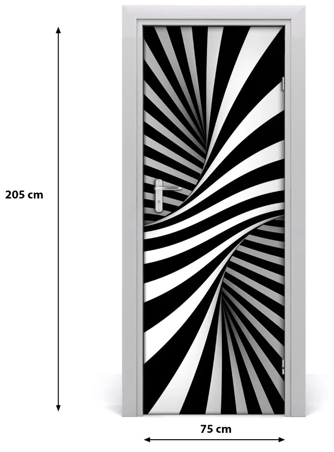 Samolepící fototapeta na dveře Abstrakce vír 75x205 cm