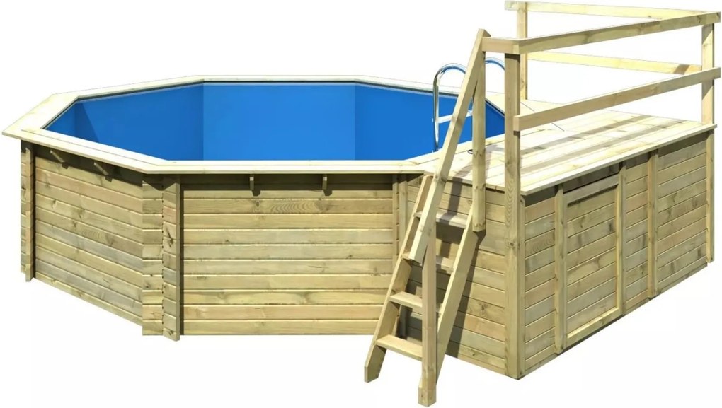 Bazén KARIBU model 2C (45636) 4,7 x 5,5 m LG3453
