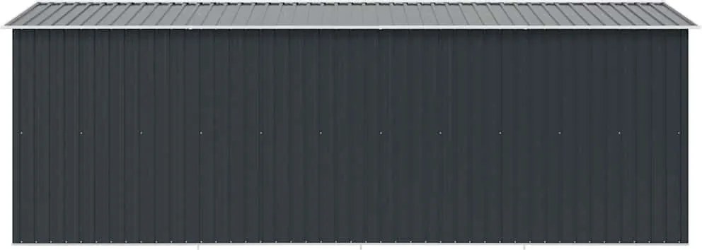 Zahradní domek 257 x 489 x 181 cm kovový antracitový 143350