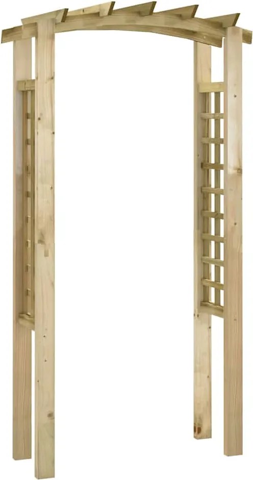 Trelážový oblouk 110x60x210 cm impregnovaná masivní borovice 318560