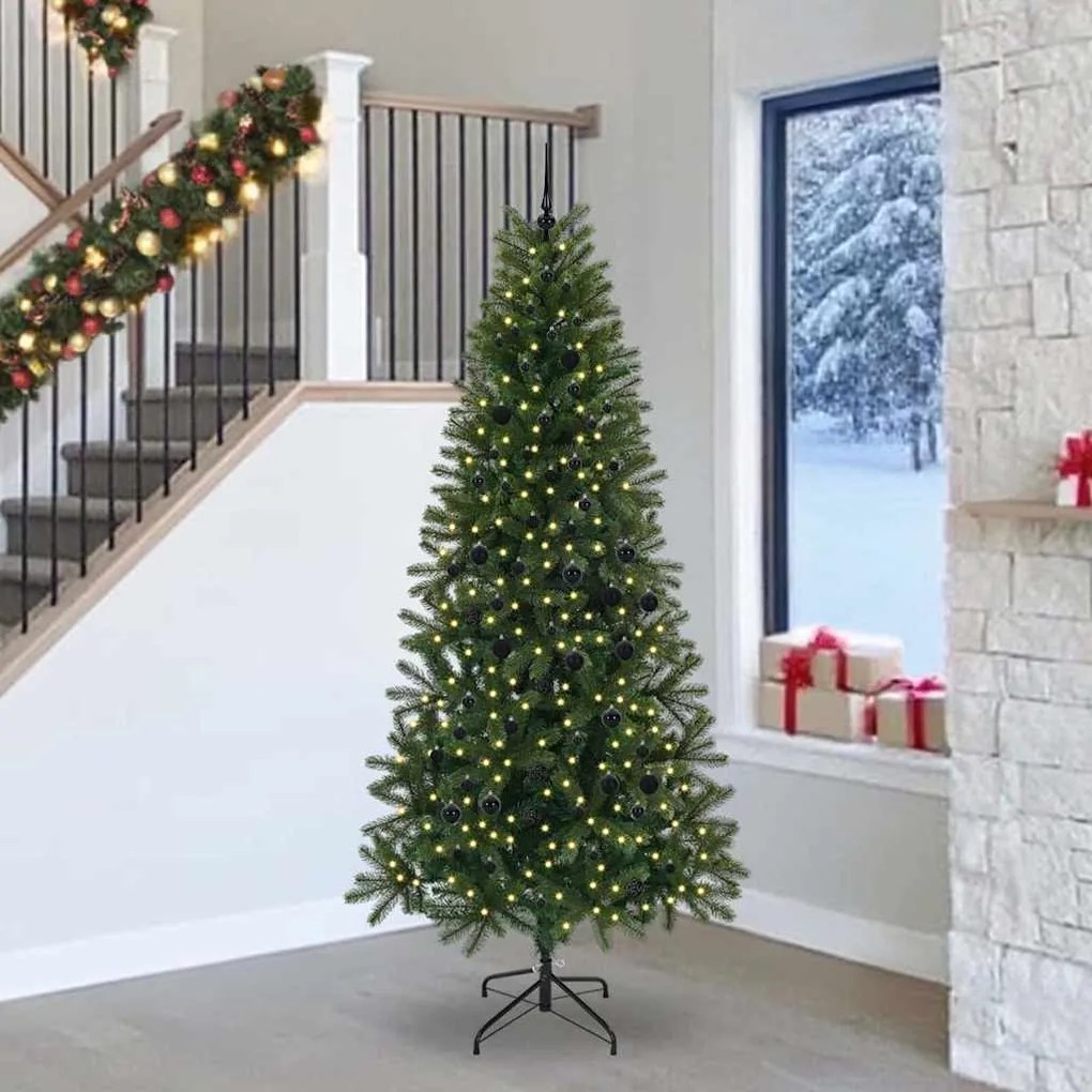 Umělý vánoční stromeček Zelená 240 cm PE a PVC 3397381
