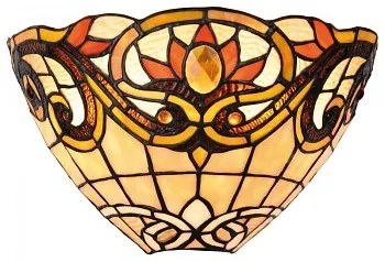 Nástěnná lampa Tiffany Inferno