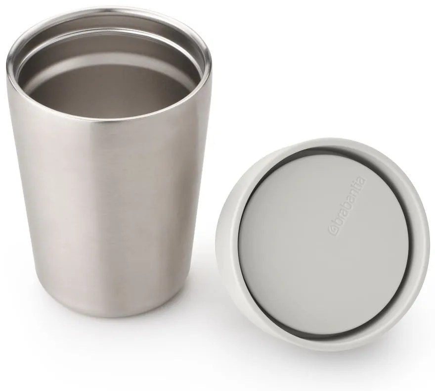 Světle šedý termo hrnek 200 ml Make &amp; Take – Brabantia