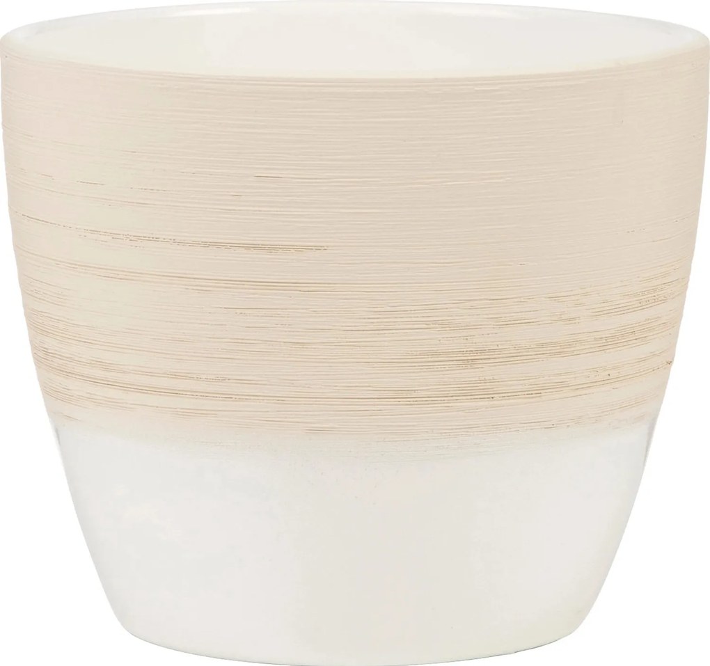Scheurich Obal na květináč 950 Vanilla Cream, pr. 16 cm