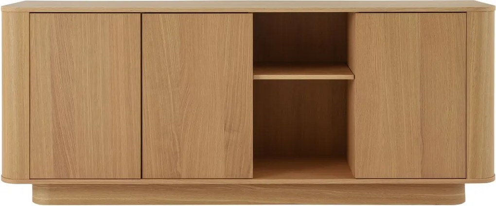 Velká dřevěná komoda Navan 180 cm, přírodní dub