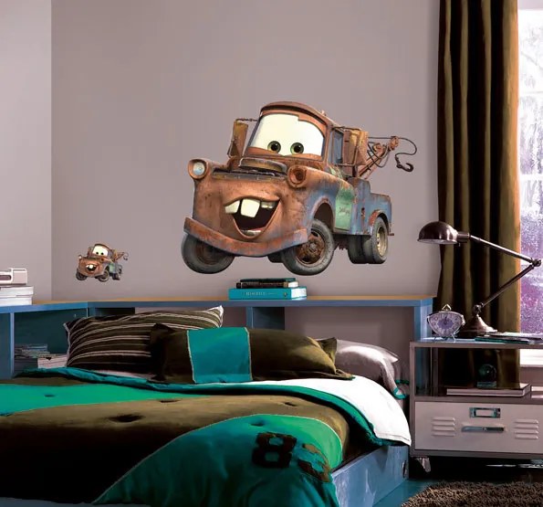 Samolepky Disney Cars. Autíčko Burák