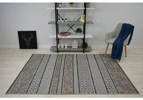 Koberec SISAL LOFT 21118 BOHO slonová kost/stříbrný/šedá