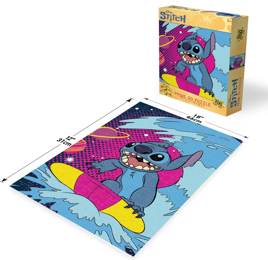 PRIME 3D PUZZLE - Disney Stitch #1 200 dílků