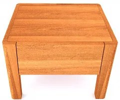 Dřevěný noční stolek Postelia GIULIA 1Z 50x40x45 cm - Provedení masiv Buk nebo za příplatek Dub
