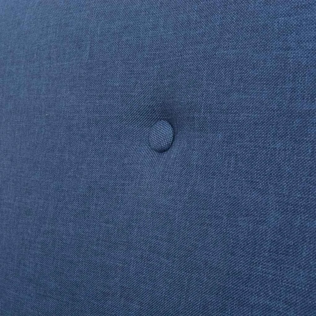 Trojmístná sedačka, textil, modrá 244656