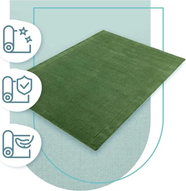 Koberec York Handloom Forest Green