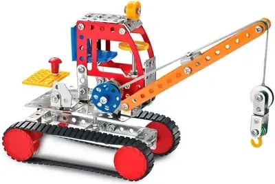 MADE Malý mechanik jeřáb / 204 dílků / od 8 let