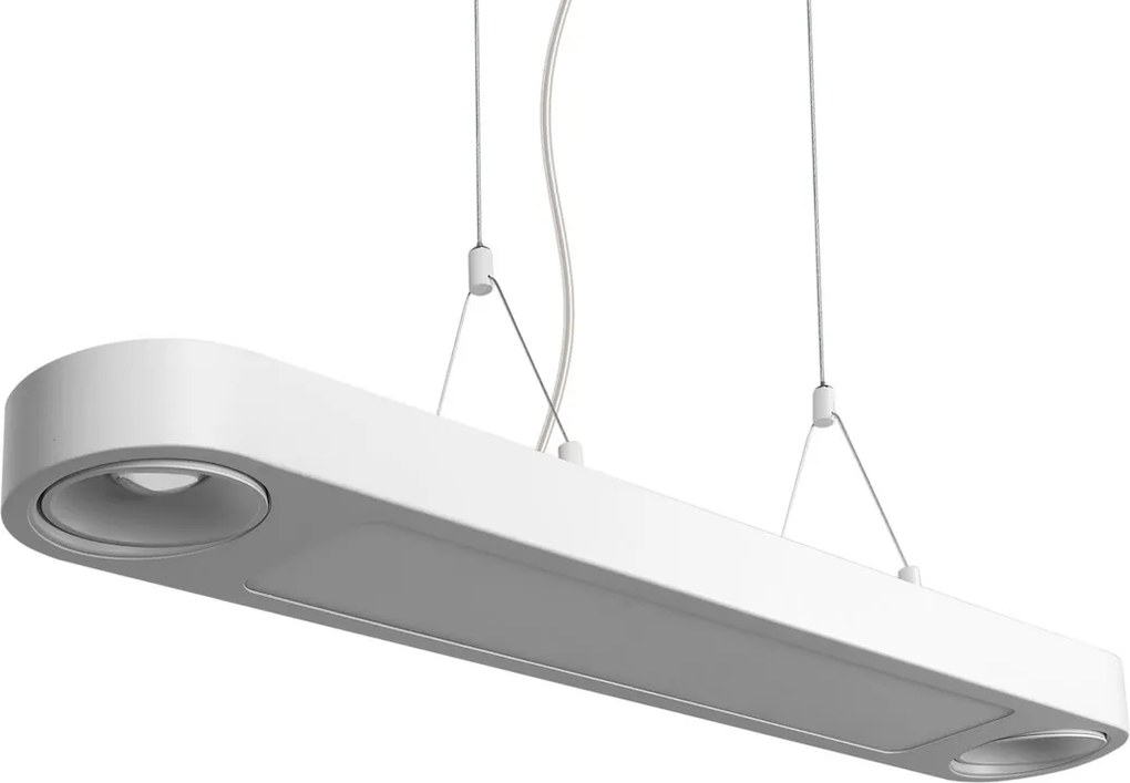 Závěsné svítidlo Luce, 1x bílé kovové stínítko, w