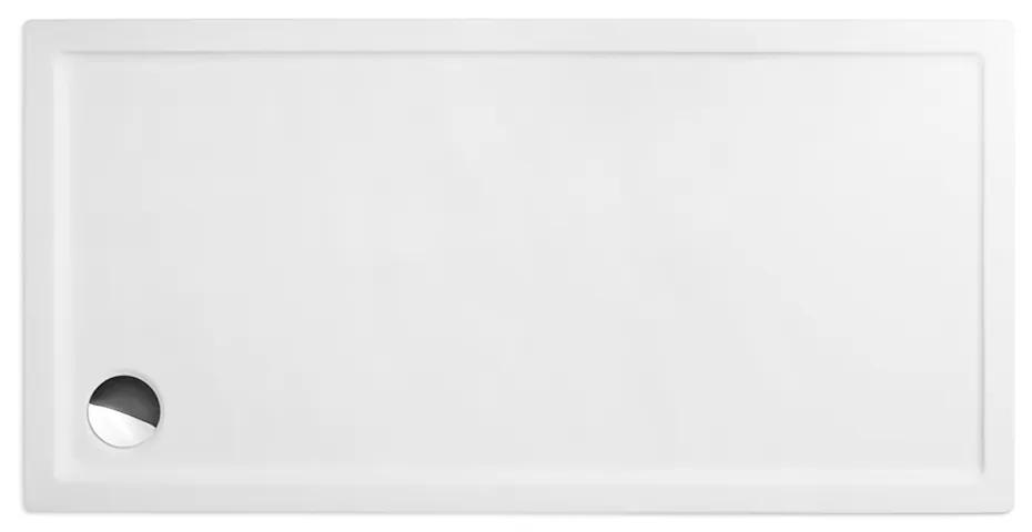 Roth Obdélníková akrylátová sprchová vanička FLAT KVADRO Varianta: rozměry: 150x75 cm - (FLAT KVADRO 1500x750 - 8000243)