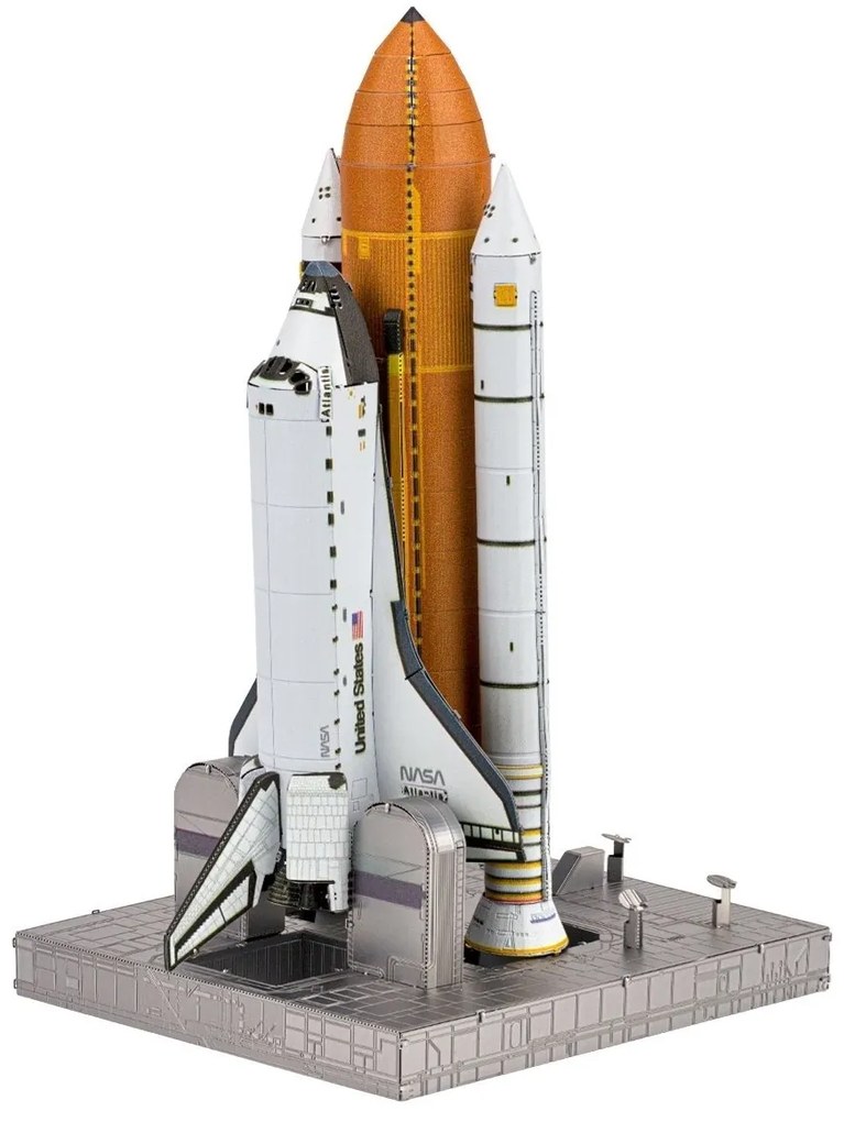 3d puzzle metal earth 3d puzzle space shuttle launch kit (iconx)