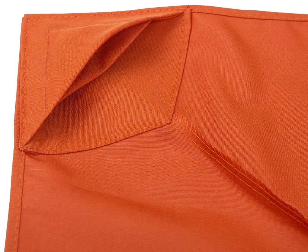 Outsunny náhradní střecha pro kovový altán 3x3m zahradní altán rezavě červený polyester, odolný proti povětrnostním vlivům