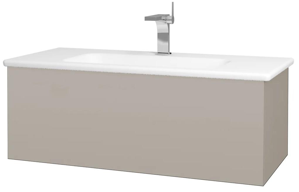 Dřevojas Koupelnová skříň VARIANTE SZZ 100 (umyvadlo Euphoria) Varianta: N01 Bílá lesk / M01 Bílá mat