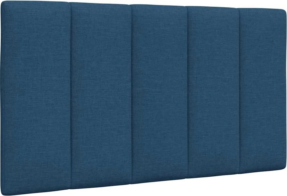 Rám postele bez matrací Hanko modrá 90x200 cm textil 3310369