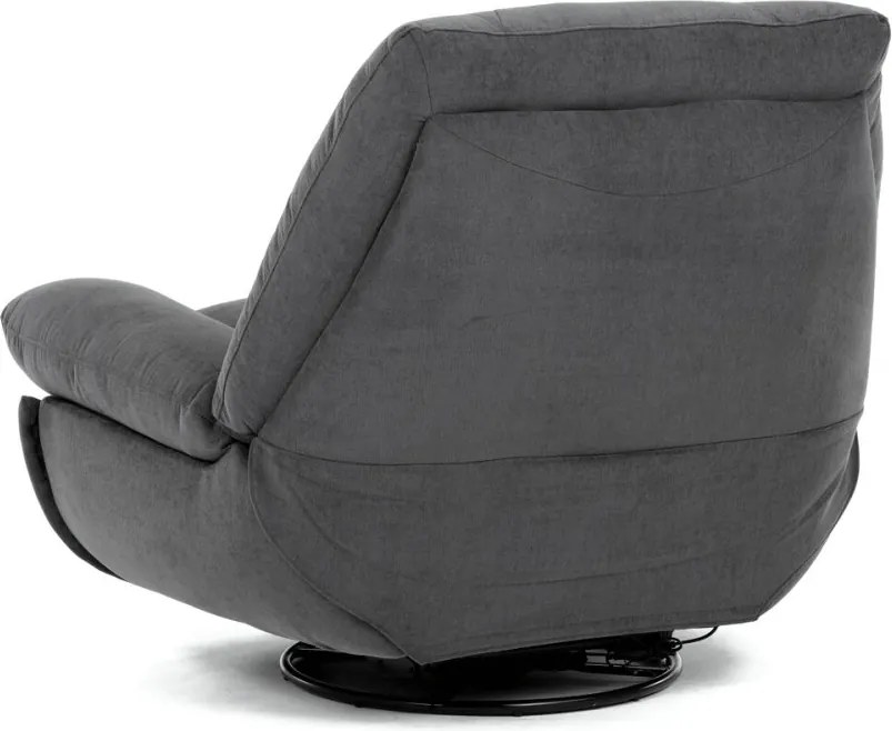 Polohovací křeslo TV-7081 GREY2, elektrické zabudované ovládání, látka, šedá (118 x 112) cm
