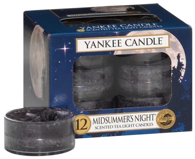Yankee Candle – čajové svíčky Midsummers Night (Letní noc), 12 ks