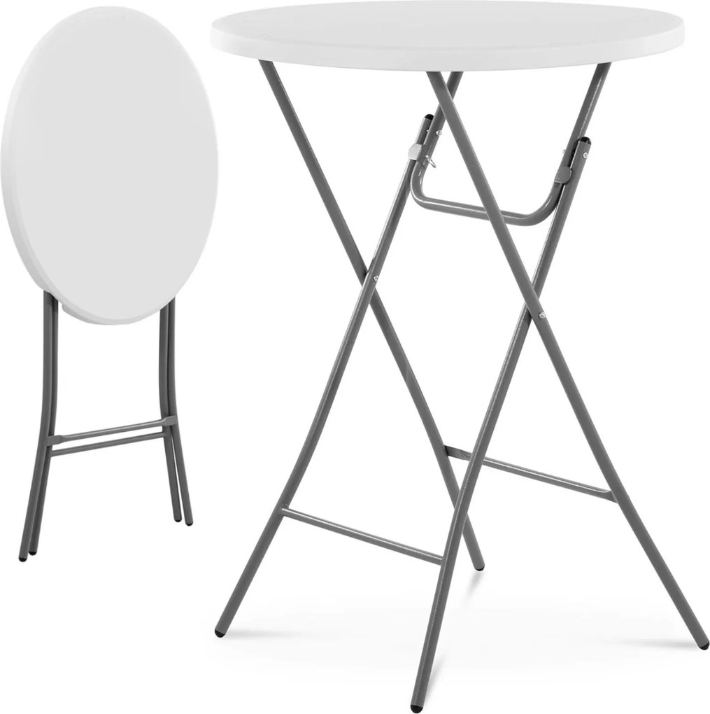 Bestent Cateringový stůl 80cm Bílý