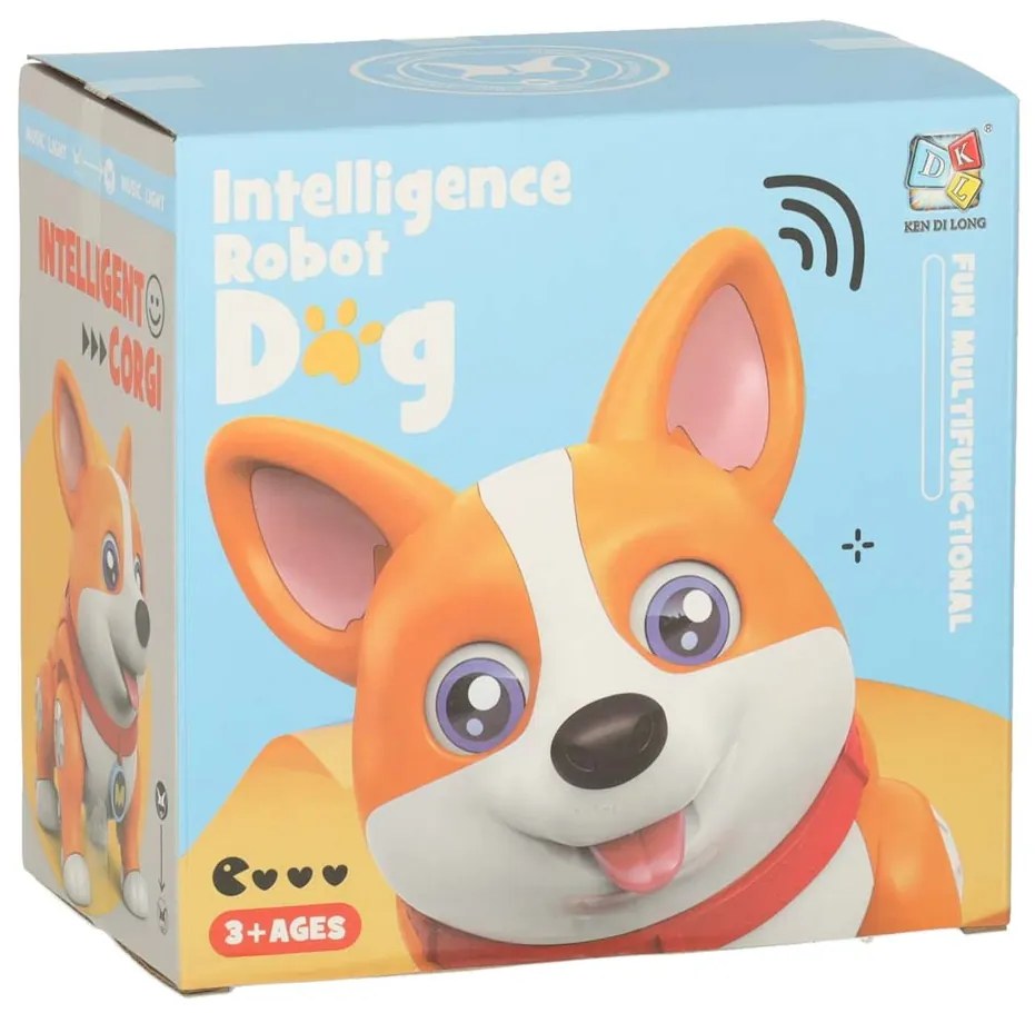 Creative Corner Pes pes interaktivní robot Corgi svítící uši hudba