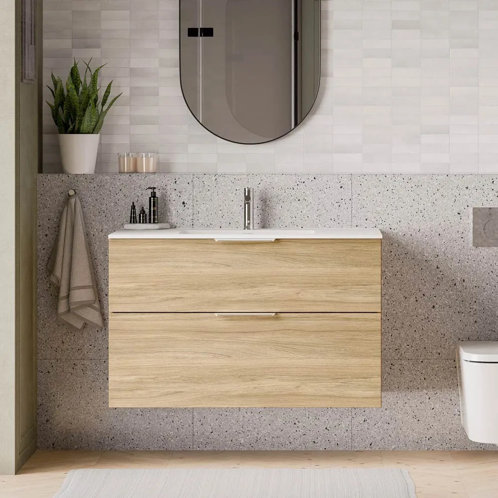 Duravit umyvadlo s umyvadlovou skříňkou TIM 100 cm