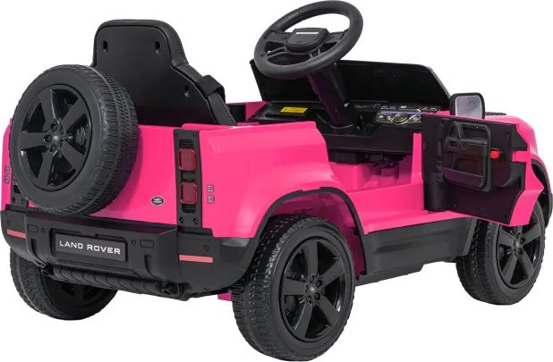 Elektrické autíčko Land Rover Defender růžové