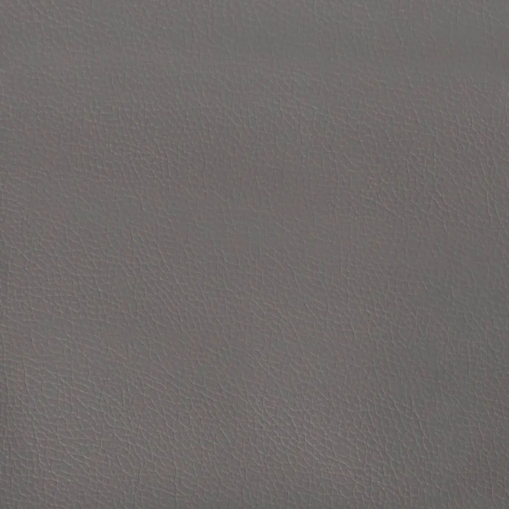Čelo postele typu ušák šedá 93x16x78/88 cm umělá kůže 3118570