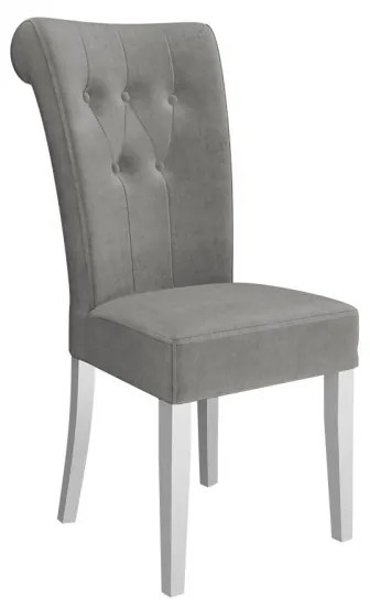 Jídelní židle ST65, Barva: bílý polomatný, Potah: Magic Velvet 2217