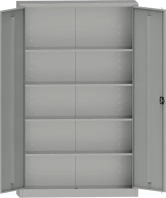 KOVONA Spisová skříň kovová 1200 mm C3703H2 [světle šedá]