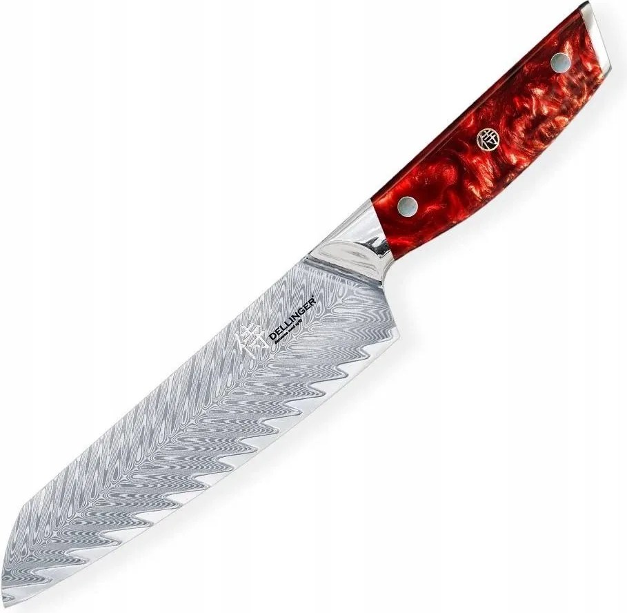 nůž Santoku Red 170 mm Dellinger Resin Future