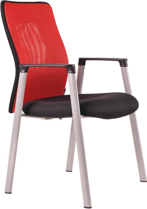 Office Pro Jednací židle CALYPSO MEETING - 13A11, červená