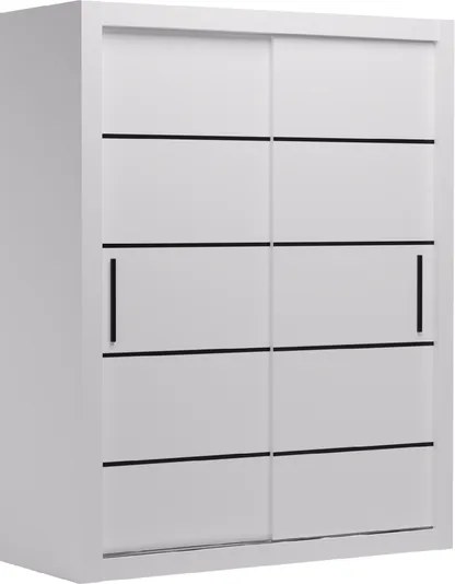 ADRK Furniture Posuvná skříň MORELL 160 ADRK-SW-MLL-160-W