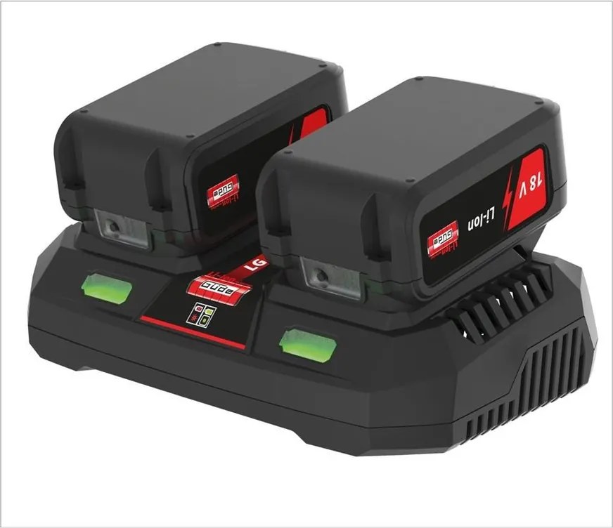 GüDE GMBH Güde FS 36-302-30 2x18V - akumulátorový křovinořez (s 2x3,0 Ah akumulátory a nabíječkou)