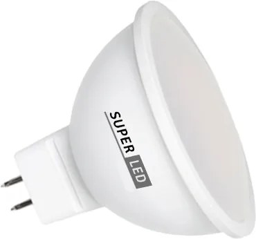 Superled LED žárovka MR16 6W 580lm 12V teplá (50W)