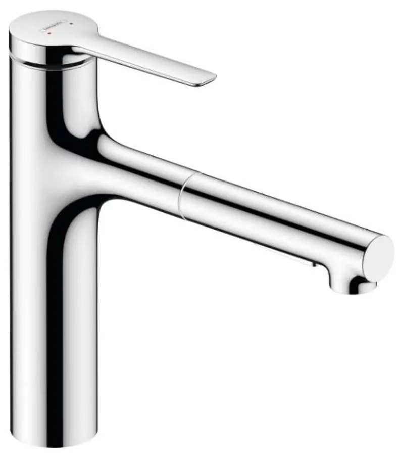 Hansgrohe Zesis M33 - Dřezová baterie 160, s výsuvnou sprškou, chrom 74801000