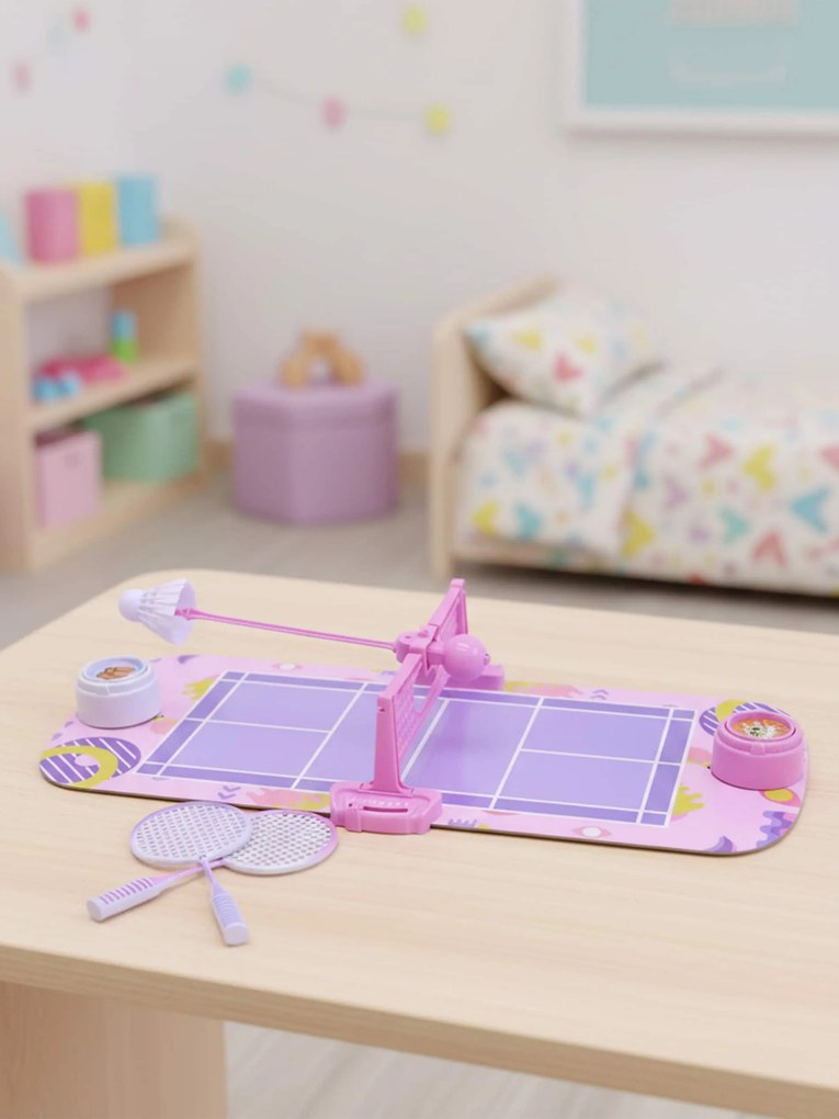 Sinsay - Sada na mini badminton - pastelová růžová