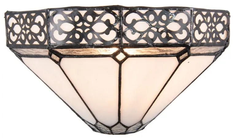 Nástěnná lampa Tiffany Gideon – 30x15x16 cm