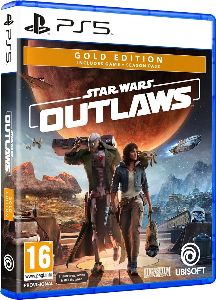 Hra na konzoli star wars outlaws - gold edition - ps5