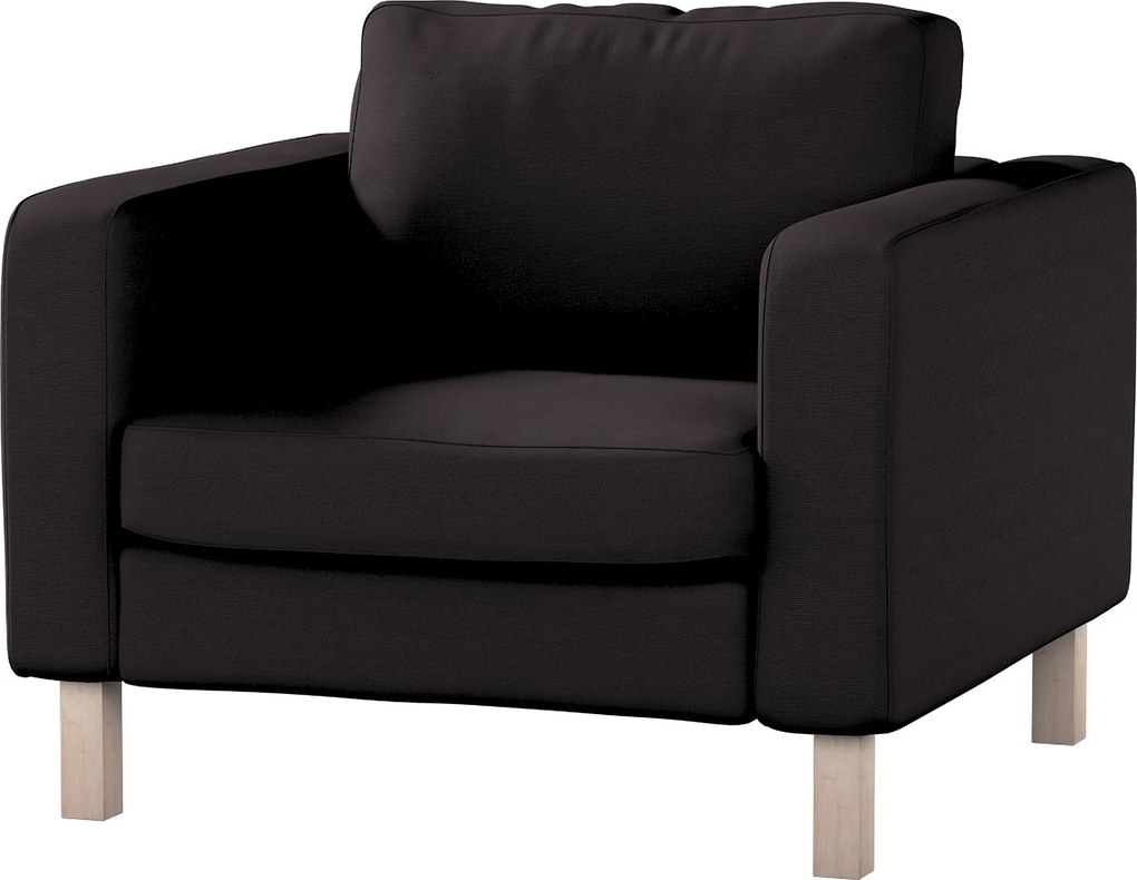 Potah na křeslo IKEA Karlstad, krátký barva šedá