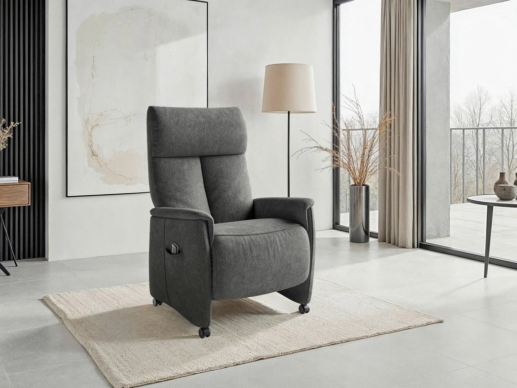 XXXLutz RELAXAČNÍ KŘESLO, textil, tmavě šedá Sit & More - Online Only křesla & taburety - 00014403245J
