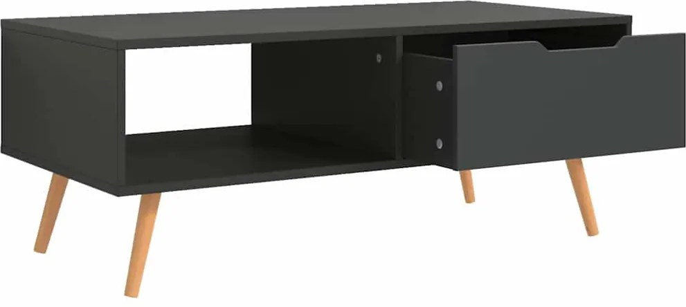 Konferenční stolek šedý 100 x 49,5 x 43 cm kompozitní dřevo 326788