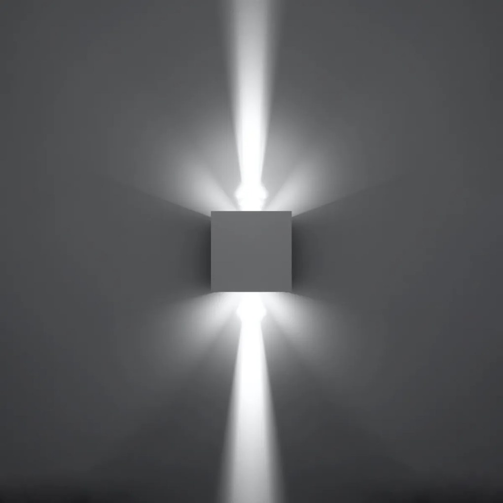 Sollux Lighting Nástěnné svítidlo LUCA bílá LED IP54