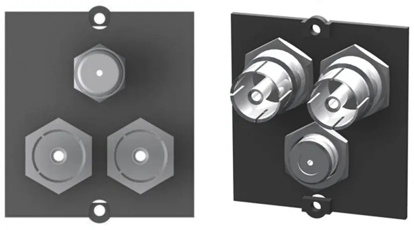 Modul 1x SAT, 2x COAX (TV+Radio) Bachmann 917.030