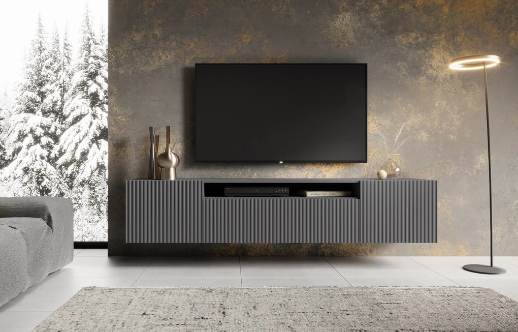 ADRK Furniture RTV skříňka NOEMI Závěsná RTV-NOE-G