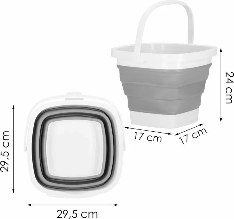 Skládací box na potraviny 10l SPRINGOS HA5099