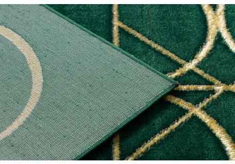 Dywany Luszczow Kusový koberec EMERALD EXCLUSIVE 1010 kruhy lahvově zelená / zlato Rozměr koberce: 160 x 220 cm