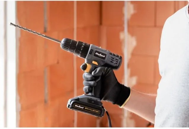 Vrtačka příklepová AKU REBEL TOOLS RB-1002