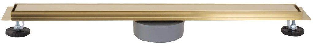 Rea Neox Pro, odtokový sprchový žlab 80cm, zlatá matná, REA-G2703
